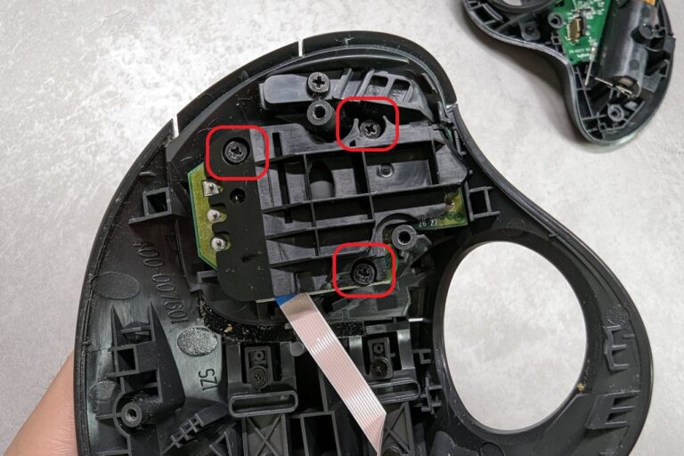 ロジクール M575が不調なので分解&メンテナンスしてみた話｜分解方法解説付き